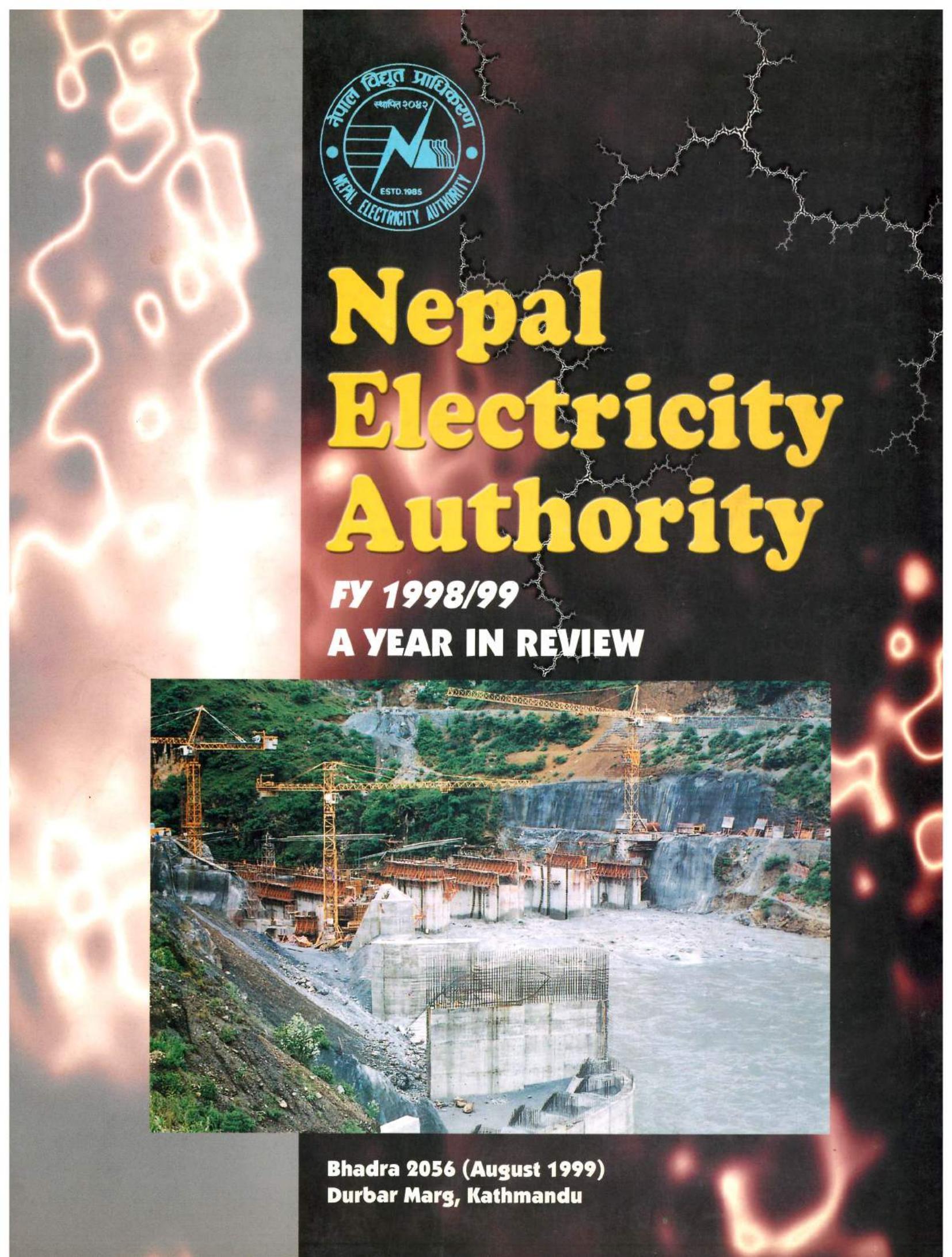NEPAL ELECTRICITY AUTHORITY - A YEAR IN REVIEW - FISCAL YEAR 1998/99 nRead